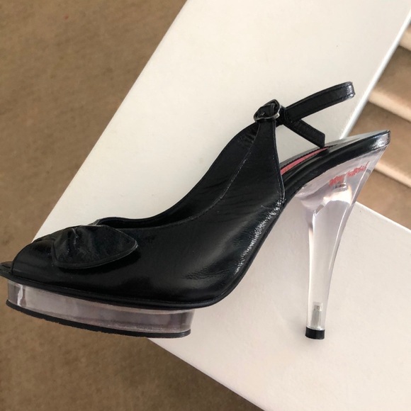 Betsey Johnson | Shoes | Betsey Johnson Lucite Platform Heels Very Rare ...
